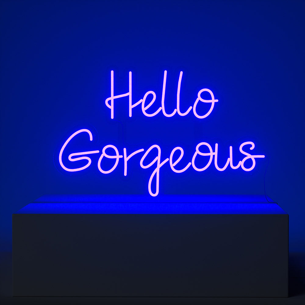 Hello Gorgeous Neon Sign – Candyneon