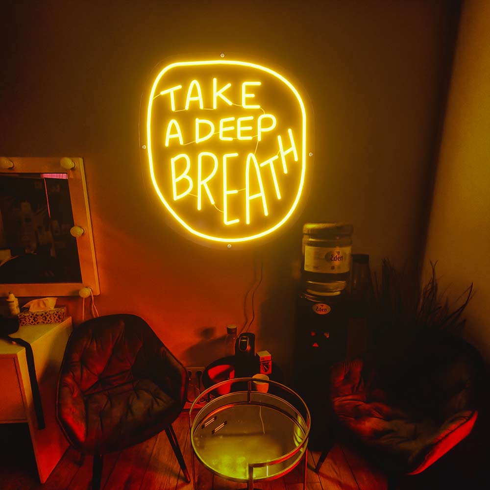 Take a Deep Breath Neon Sign – Candyneon